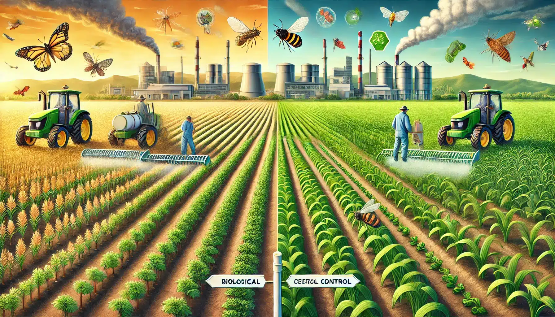 Controle Biológico ou Químico? Diferenças e Impactos